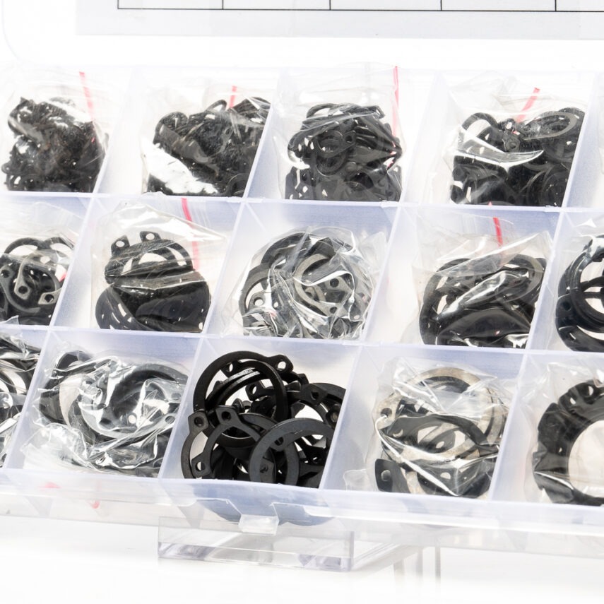 Metric External Circlip Assortment Box (535pcs) - Aire Bearings